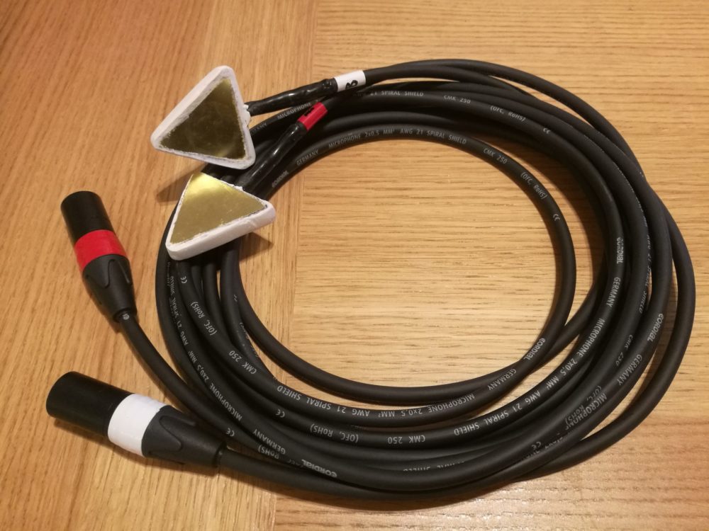 DIY Triangular Balanced Contact Microphone - Sonigon